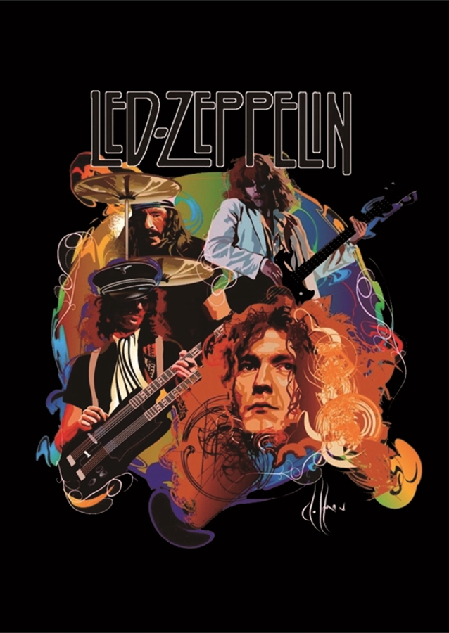 led zeppelin posters & prints by Johnny Wonder - Printler