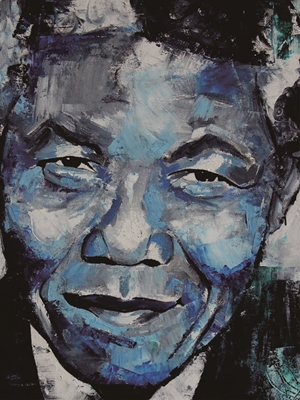 nelson mandela posters & prints by Larry King - Printler