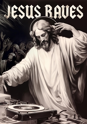 Jesus gormar poster av Dikhotomy - Printler