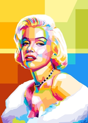 Marilyn Monroe Wpap Art pósters y Art Prints de Al Basith - Printler