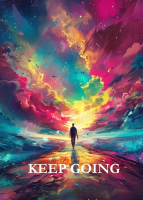 Mach weiter Poster von Tom Cenens | Printler