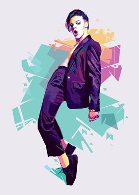 Pop Art Yungblud Poster von Joe Hann | Printler