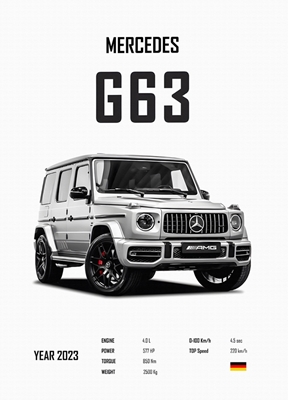 Mercedes G63 posters & prints by StudioBakkery - Printler