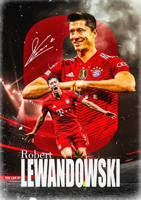 Robert Lewandowski Poster von Takashi | Printler