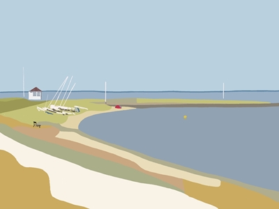 Coastlane at Amrum posters & prints by Norbert Willimsky - Printler