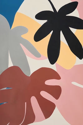 Bold Tropical Shapes posters & prints by Merel Takken - Printler